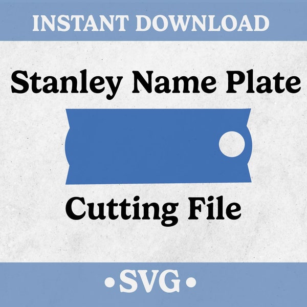 Stanley Name Plate Template - Etsy