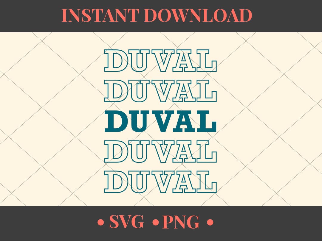 Duval Jacksonville SVG Jags Svg J-ville Cut File Jaguars PNG Duuuval It ...