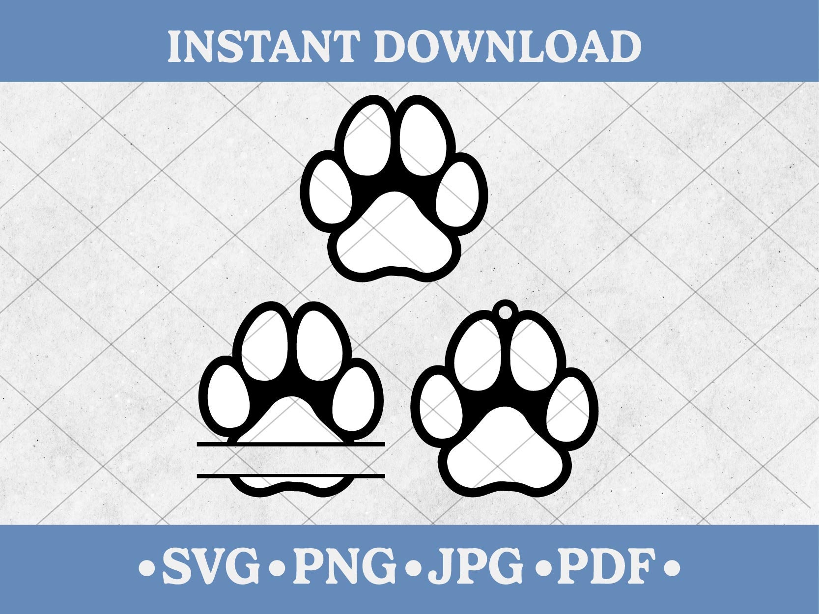 Dog Paws SVG Dog Paws Bundle Dog Paw Ornament SVG Dog Paw Layered File ...