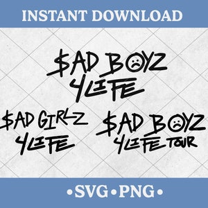Sad Boyz 4life SVG Sad Girlz 4life SVG Sad Boyz 4life PNG - Etsy Canada