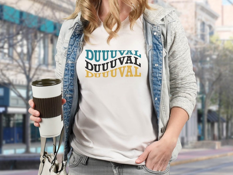 Duuuval Wave Jacksonville SVG DUVAL SVG Jags Svg J-ville Cut File ...