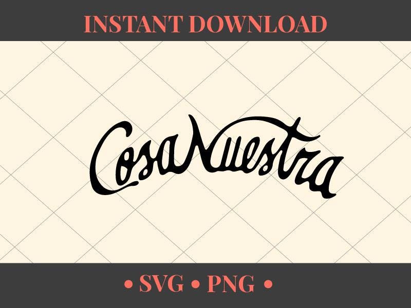 Cosa Nuestra SVG PNG | Rauw Alejandro Cosa Nuestra | Rauw Alejandro Svg ...