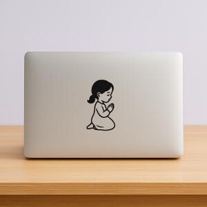 Little Girl Praying SVG | Niña Rezando | Little Girl Praying Silhouette ...