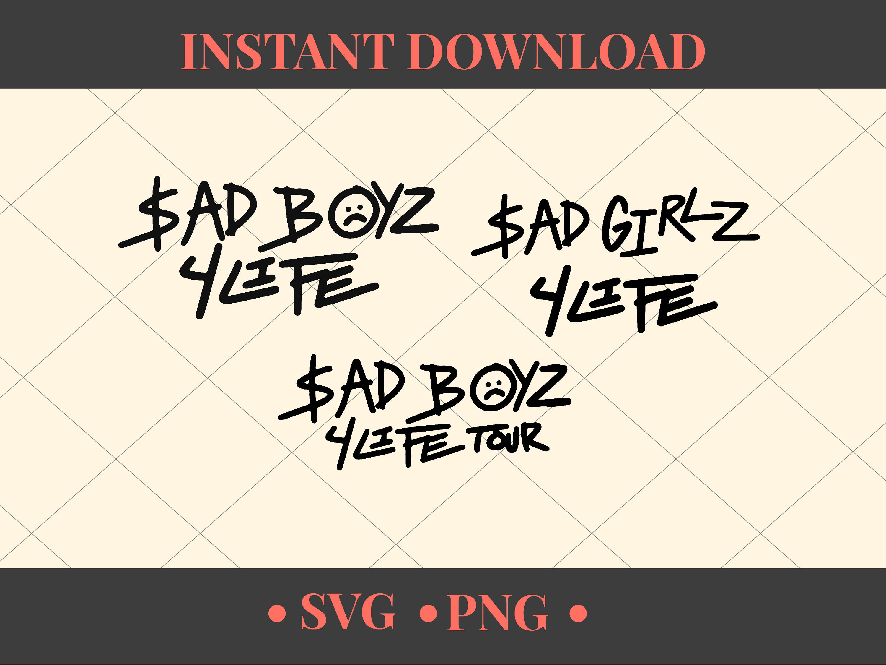 Sad Boyz 4life SVG | Sad Girlz 4life SVG | Sad Boyz 4life PNG | Sad ...