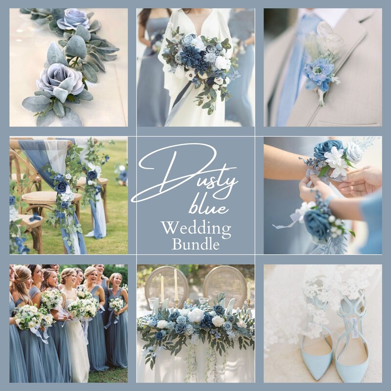 Dusty Blue Wedding - Etsy