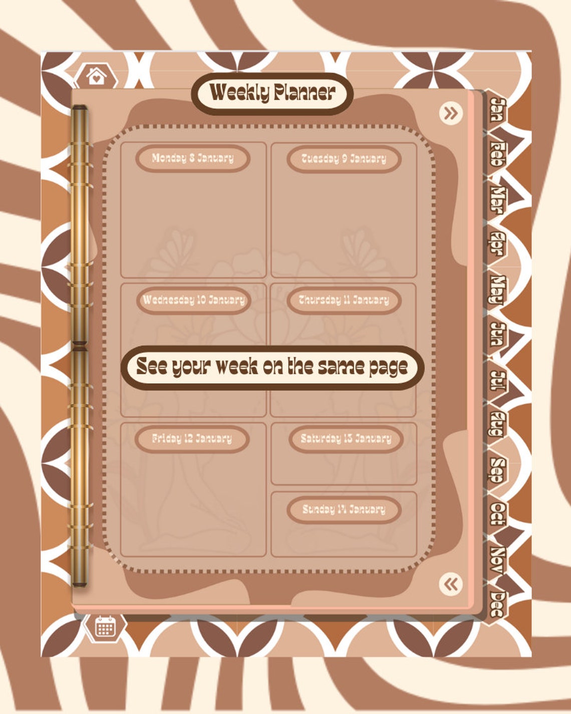 2024 Digital Portrait Planner for Personal Growth - Etsy