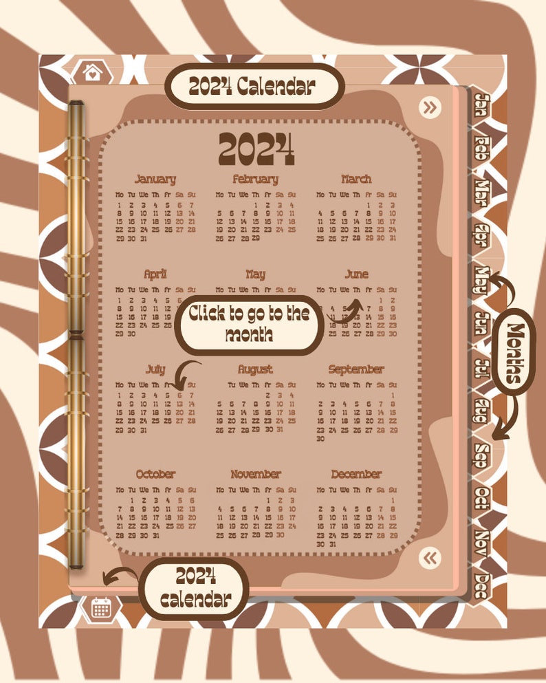 2024 Digital Portrait Planner for Personal Growth - Etsy