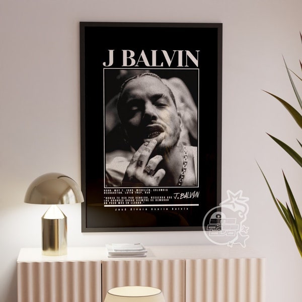 J Balvin Poster - Etsy