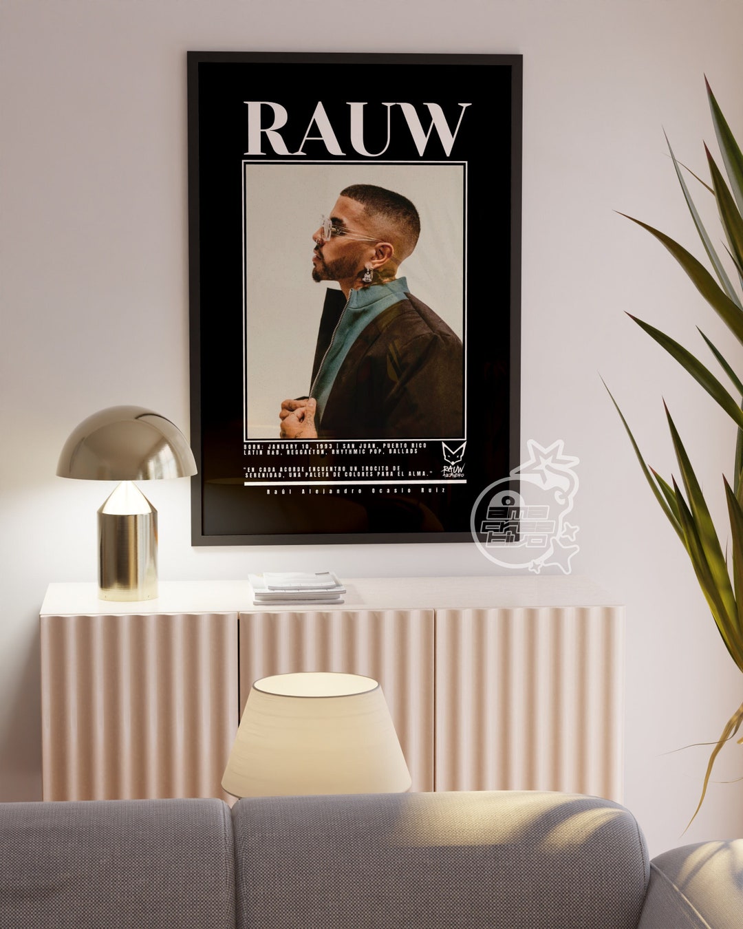 Rauw Alejandro Poster, Rauw Alejandro Decor, Rauw Alejandro Gift ...