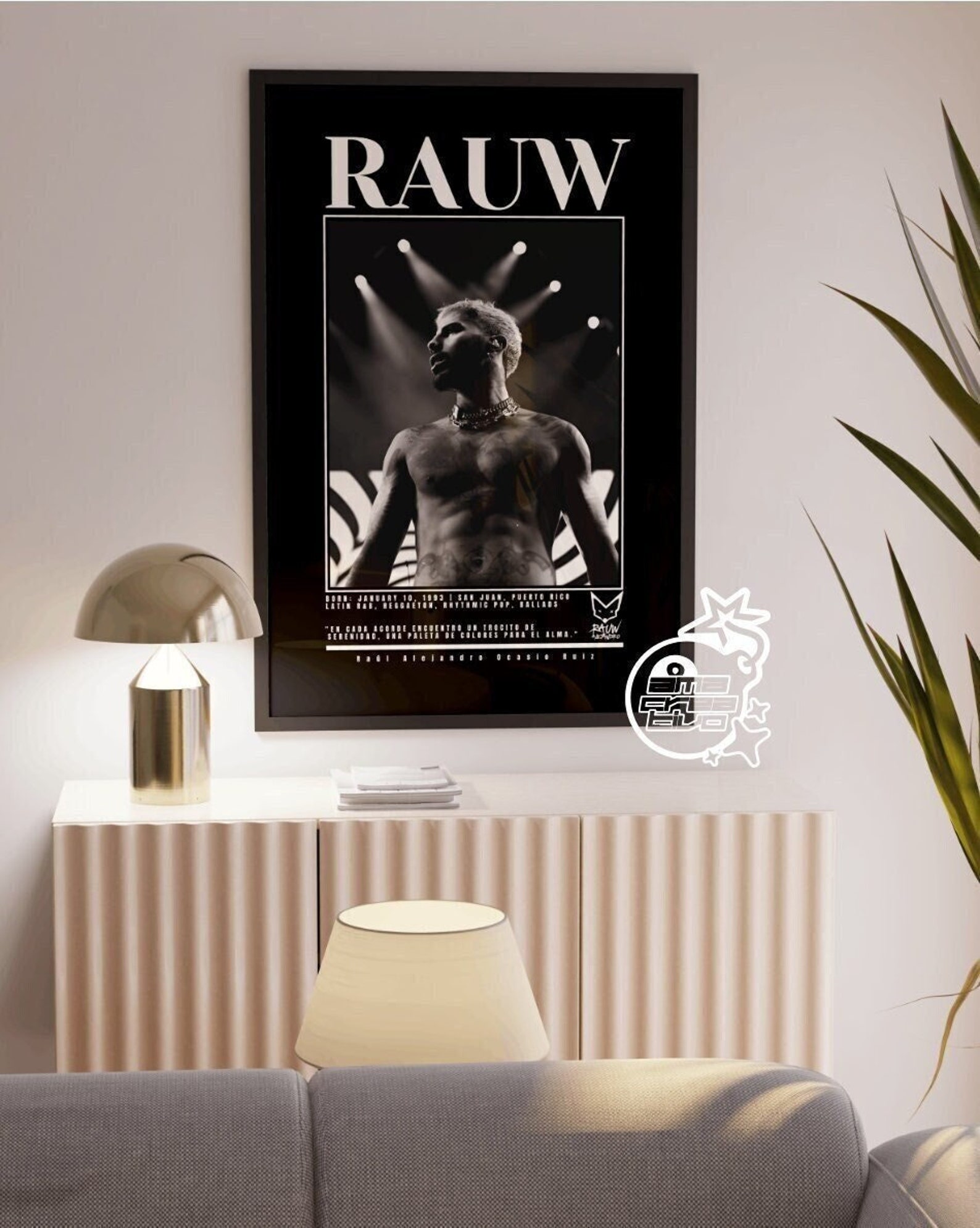 Rauw Alejandro Poster, Rauw Alejandro Decor, Rauw Alejandro Gift ...