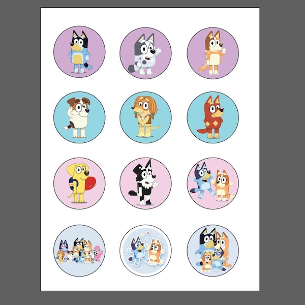 Bluey Cake Topper - Etsy