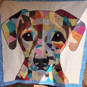 Patchwork Puppy , Dog Quilt Pattern , Patchwork Sewing Dog , Animal ...