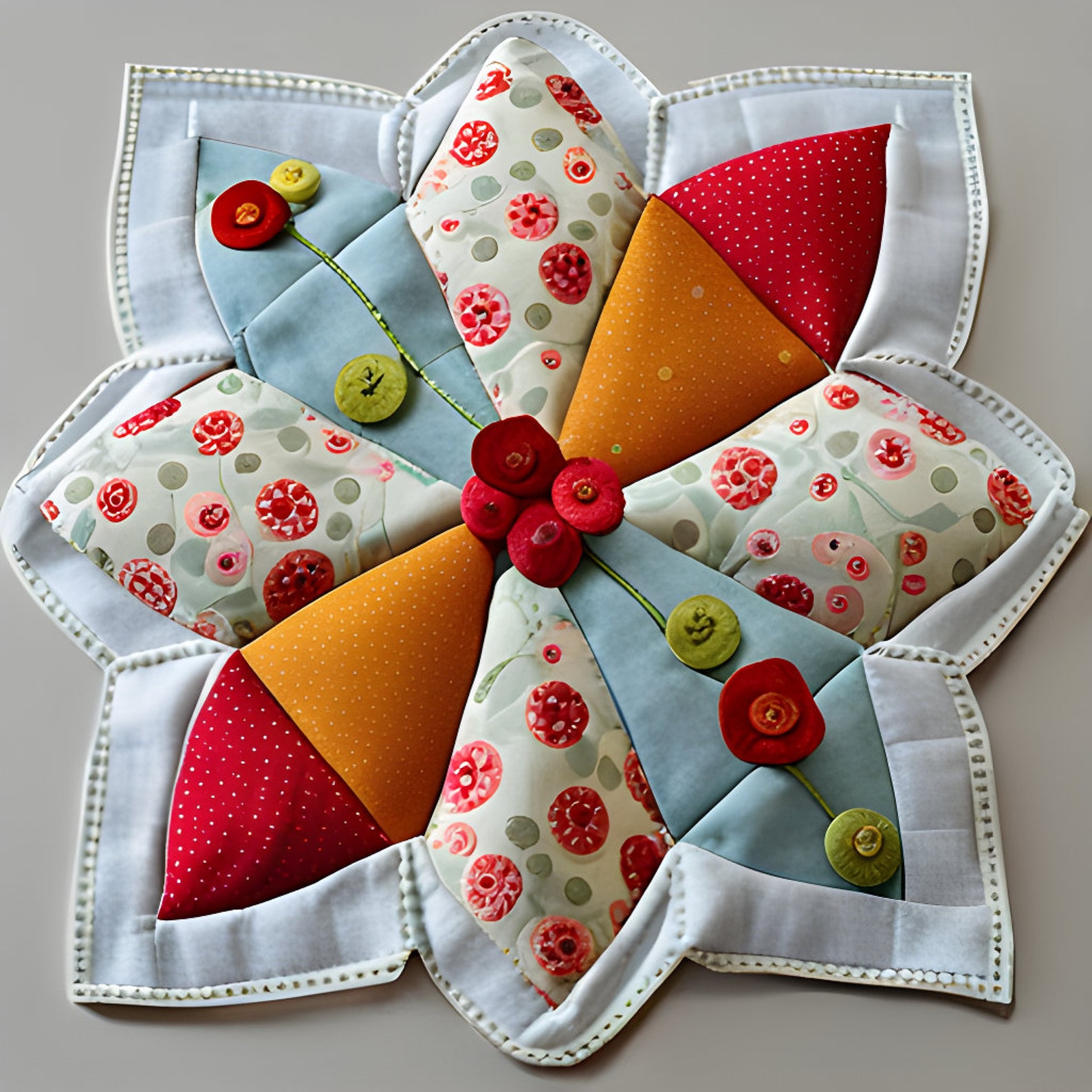 Patchwork Template , Flower Template for Sewing Projects - Etsy