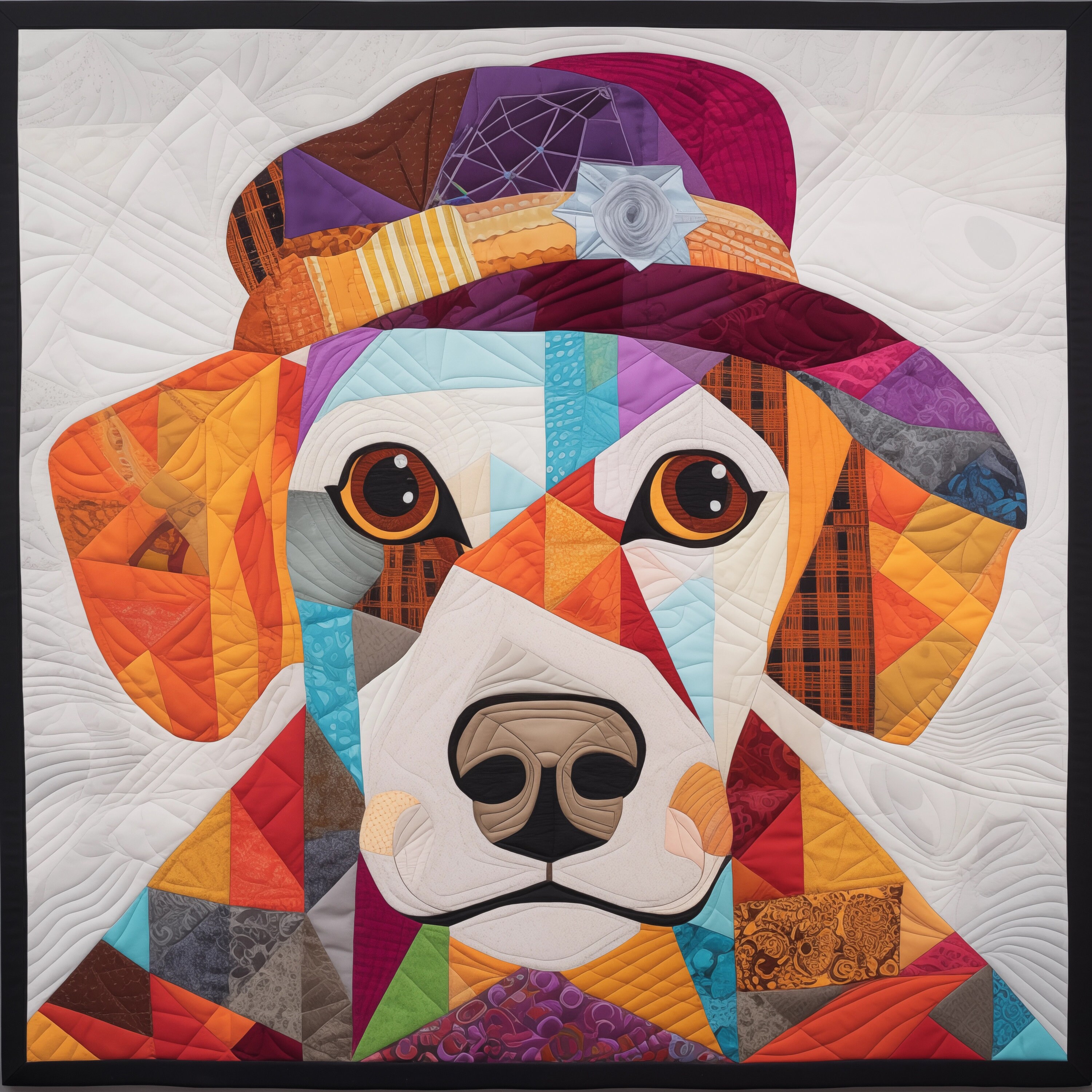 Dog Patchwork Pattern , Dog Sewing Pattern , Dog Patchwork Pattern With ...