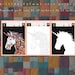 Unicorn Patchwork Pattern , Animal Patchwork , Unicorn Quilt Pattern ...