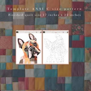 French Bulldog Quilt Pattern ,french Bulldog Quilt Sewing Pattern ...