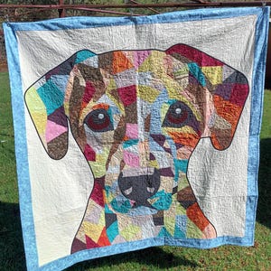 Patchwork Puppy , Dog Quilt Pattern , Patchwork Sewing Dog , Animal ...
