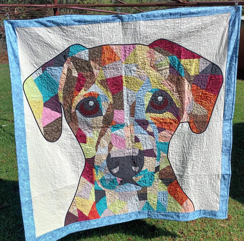 Patchwork Puppy , Dog Quilt Pattern , Patchwork Sewing Dog , Animal ...