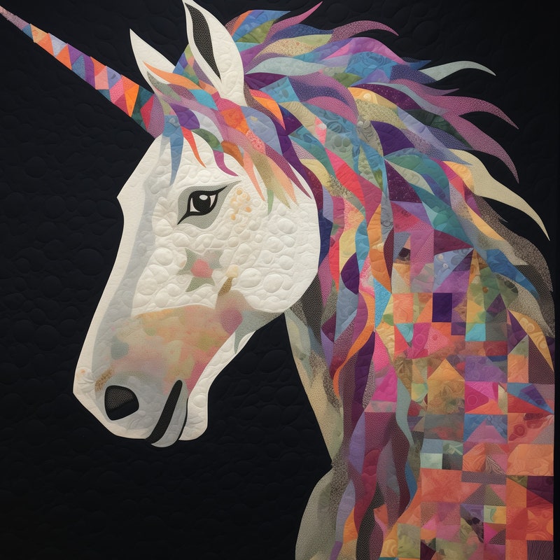 Unicorn Quilt - Etsy