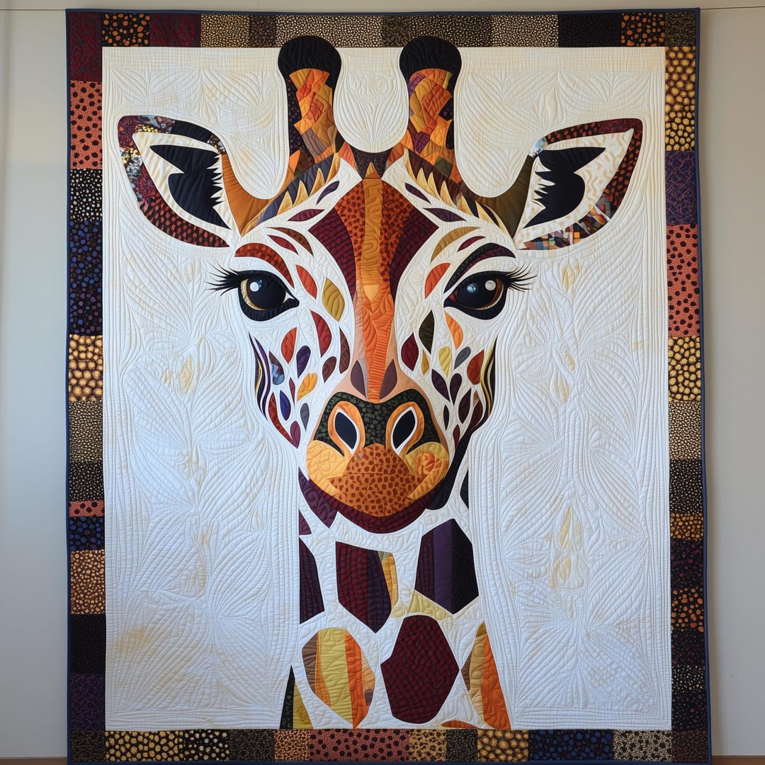 Giraffe Patchwork Pattern, Giraffe Quilt Pattern, Giraffe Sewing Pattern, Animal Quilt, Animal ...