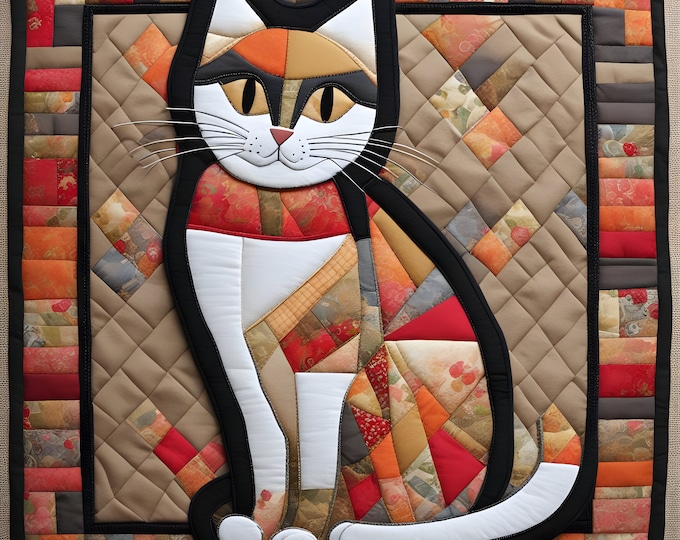 Four Cats and Friends Quilt Pattern PDF Version - Etsy Canada