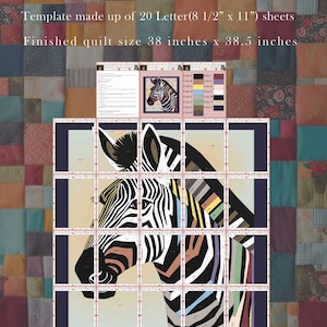 Zebra Patchwork Patterns , Zebra Quilt Patterns , Quilt Pattern Pdf ...
