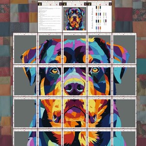 Rottweiler Quilt Pattern ,dog Quilt Pattern ,dog Patchwork Pattern ...