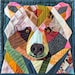 Bear Patchwork Pattern, Bear Quilt Pattern, Bear Sewing Pattern, Animal ...