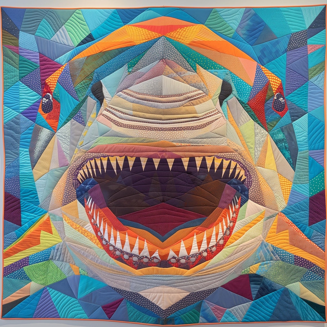 Shark Patchwork Pattern , Shark Quilt Pattern , Animal Quilts , Quilt ...