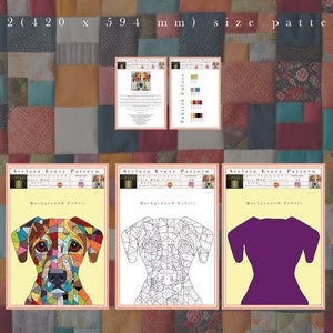 Patchwork Puppy , Dog Quilt Pattern , Patchwork Sewing Dog , Animal ...