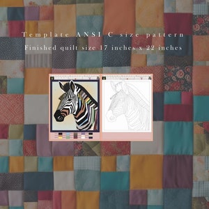 Zebra Patchwork Patterns , Zebra Quilt Patterns , Quilt Pattern Pdf , Quilt Pattern Pdf , Zebra ...