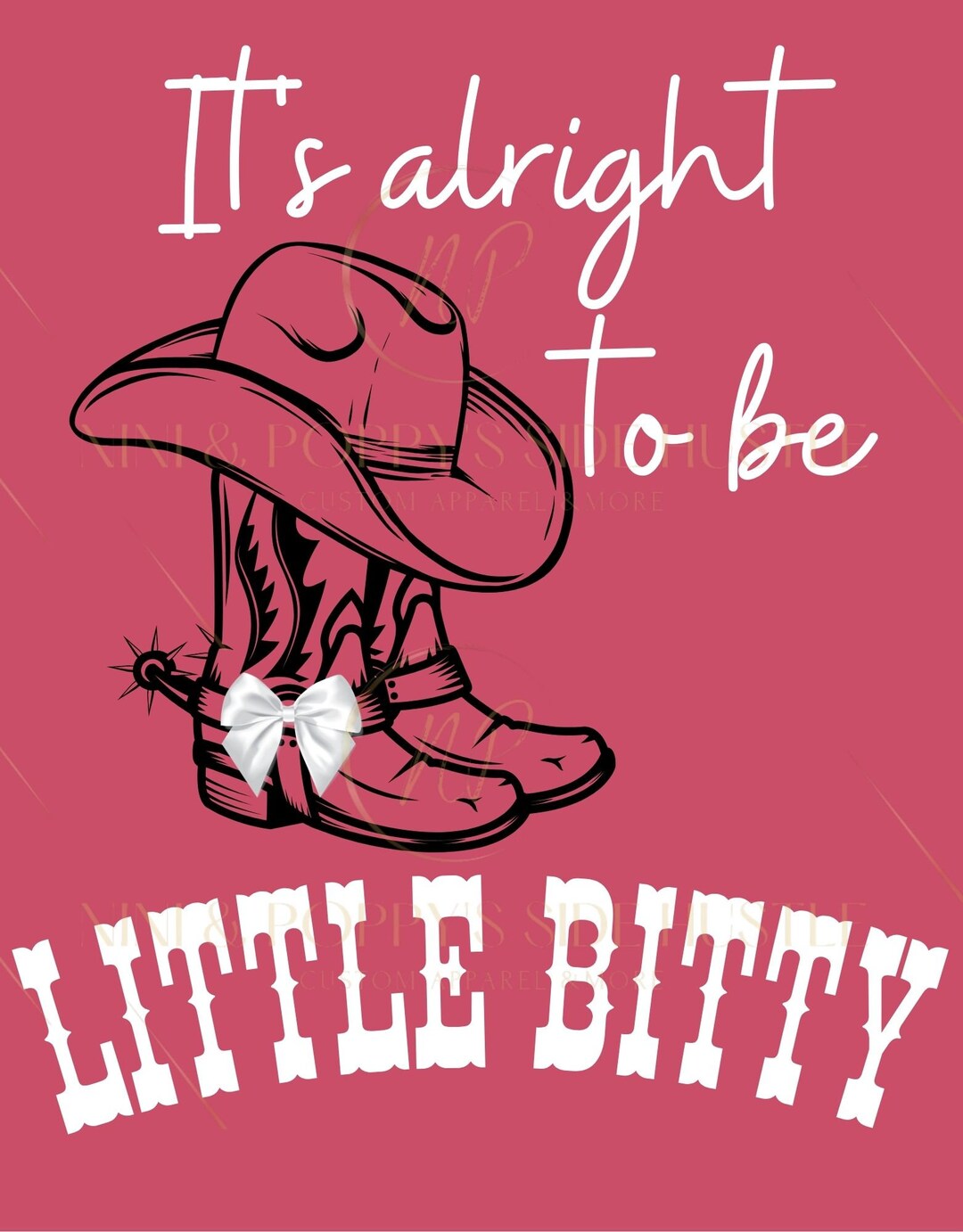 It's Alright to Be Little Bitty- Girl PNG - Etsy