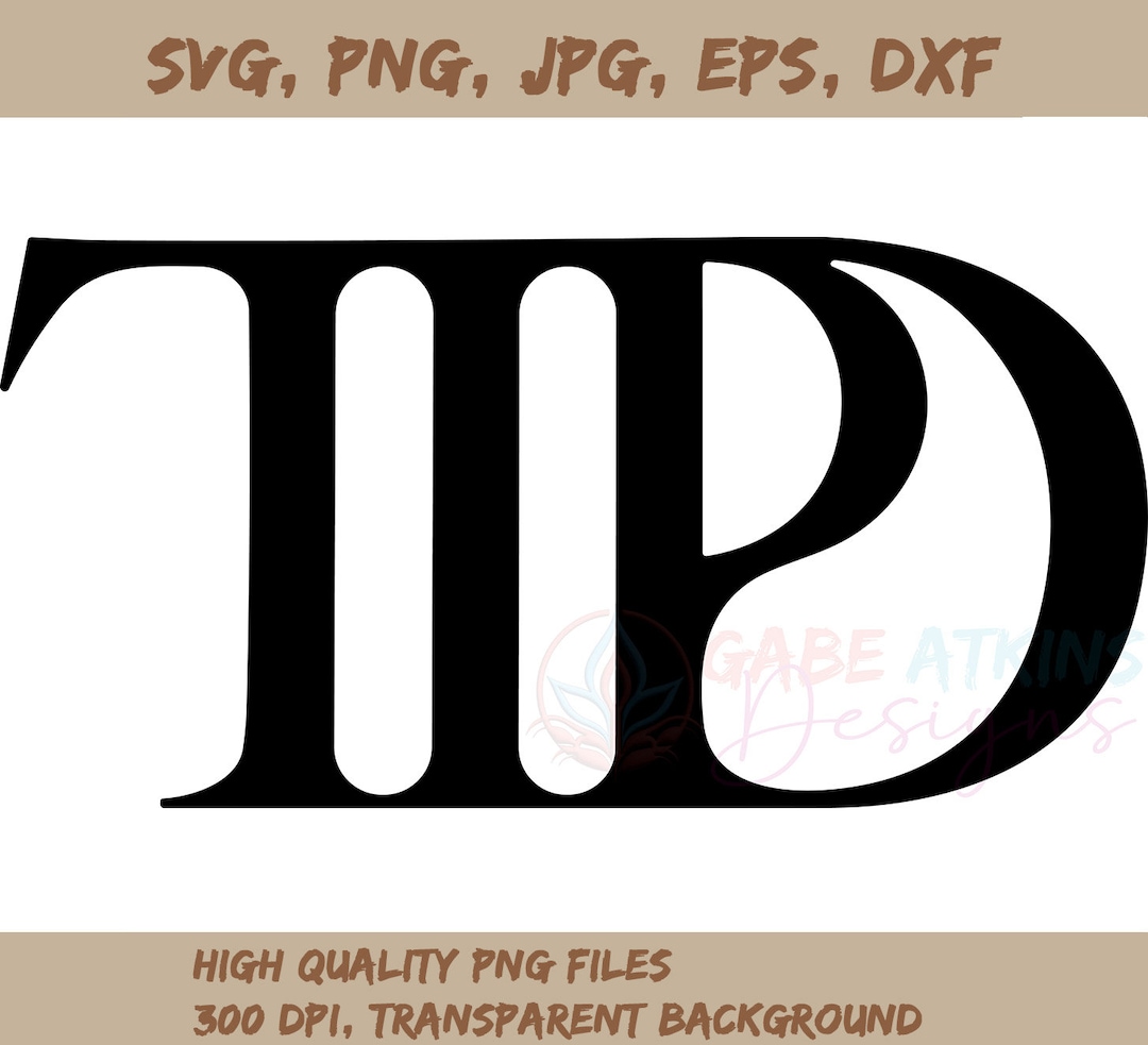 Tortured Poets Svg Png TTPD Digital Download TTPD Logo, Svg, Cricut Svh ...