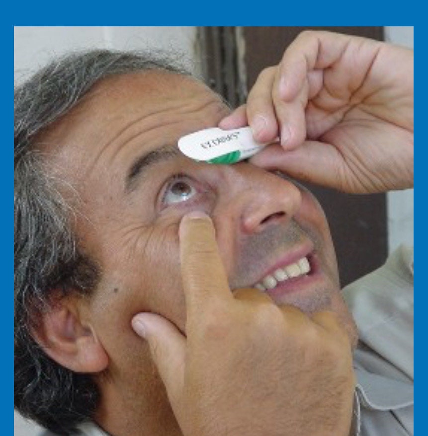 E-Z DROPS Eye Drop Application Strips, Guide, Device, Aid, Helper ...