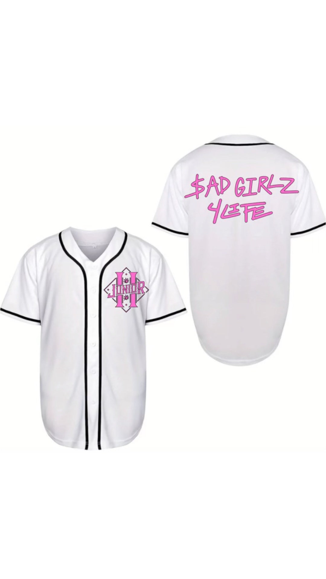 Junior H Jersey, Junior H, Jersey, Sad Girls 4 Life, Junior H Merch ...