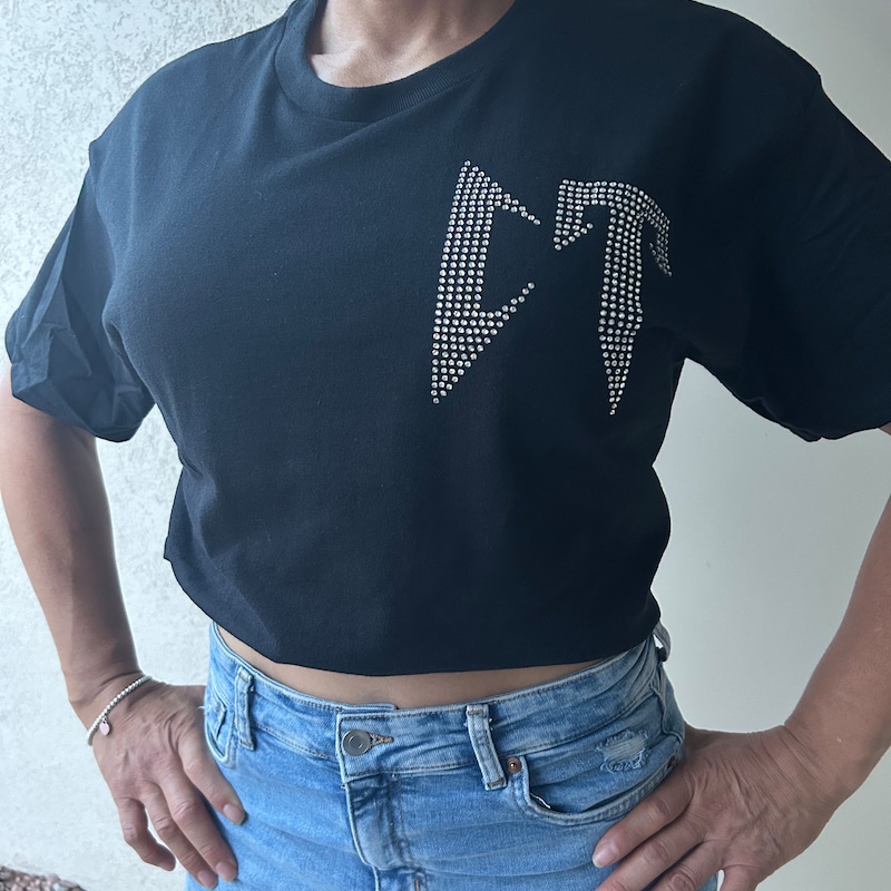 Rhinestone Shirt - Etsy
