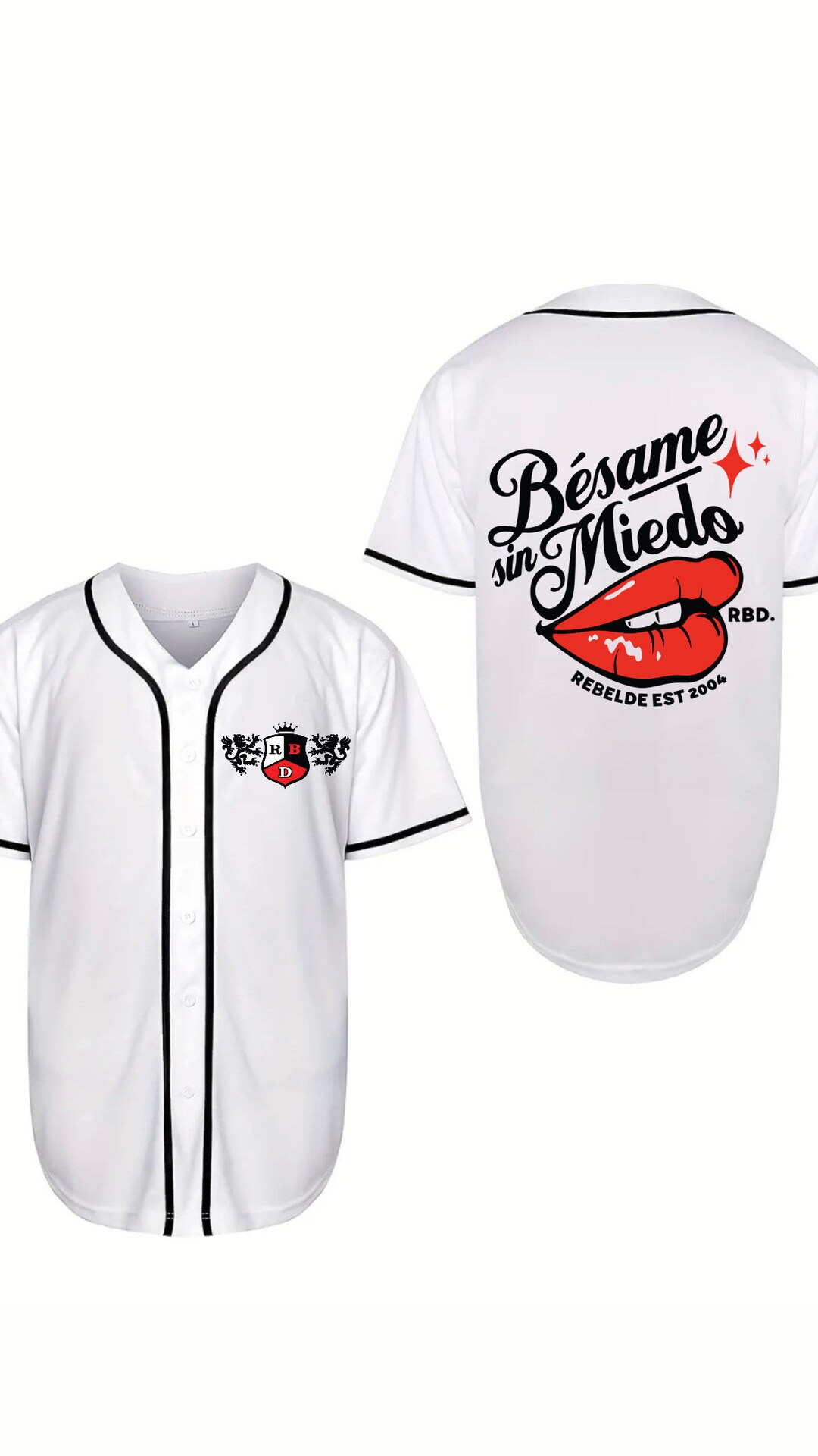 Rebelde RBD Jersey, RBD, Rbd, Rebelde Outfit, Rebelde Concert - Etsy