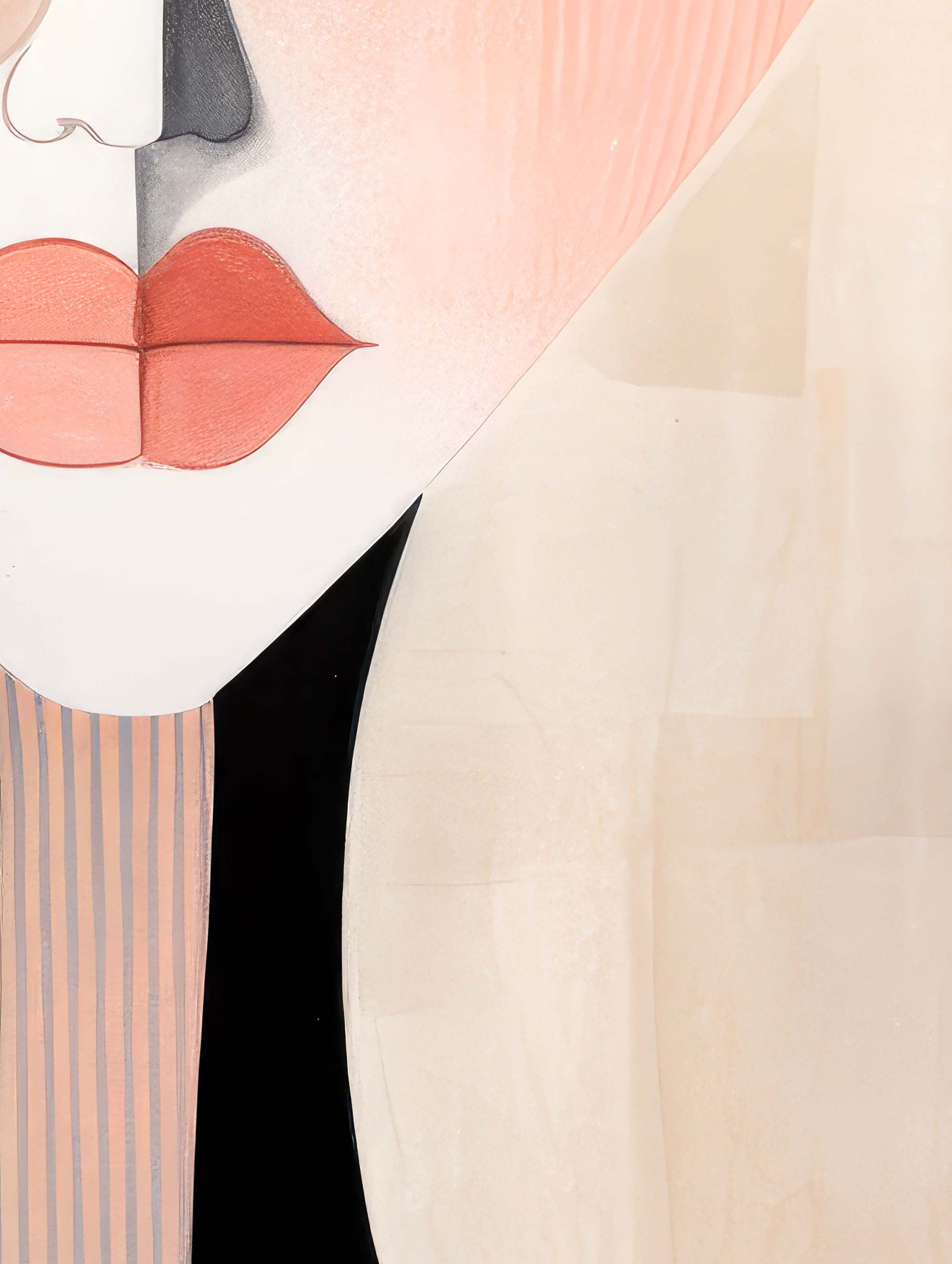 Picasso Style Female Face With a Subtle Cubism Esq Vibe. - Etsy