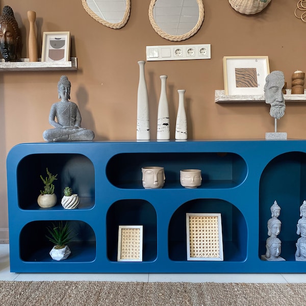 Blue Console Table - Etsy