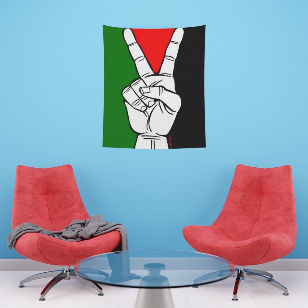 Palestine Palestine Peace Printed Wall Tapestry Palestine - Etsy