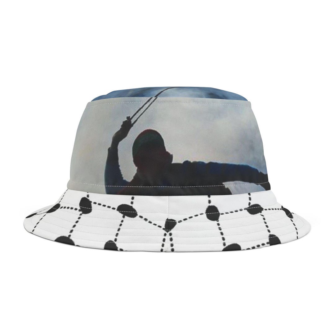 Palestine Flag Bucket Hat: Freedom Fighter, Kaffiyeh Pattern - Unisex ...