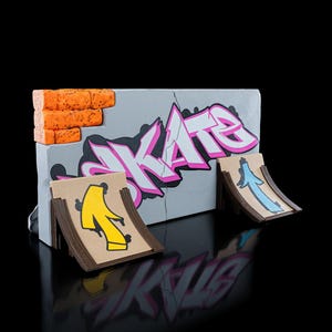 Graffiti Wall – 3D Printed Fingerboard Skate Park | Mini Fingerboard ...