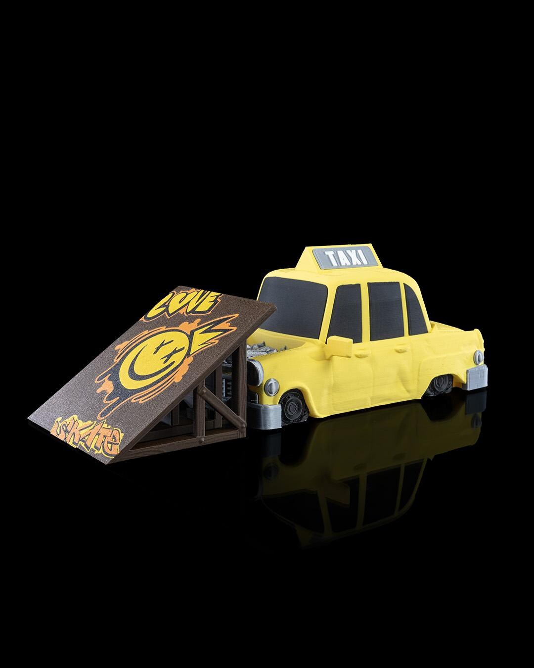 Cab Roll-up – 3D Printed Fingerboard Skate Park | Mini Skate Ramp for ...