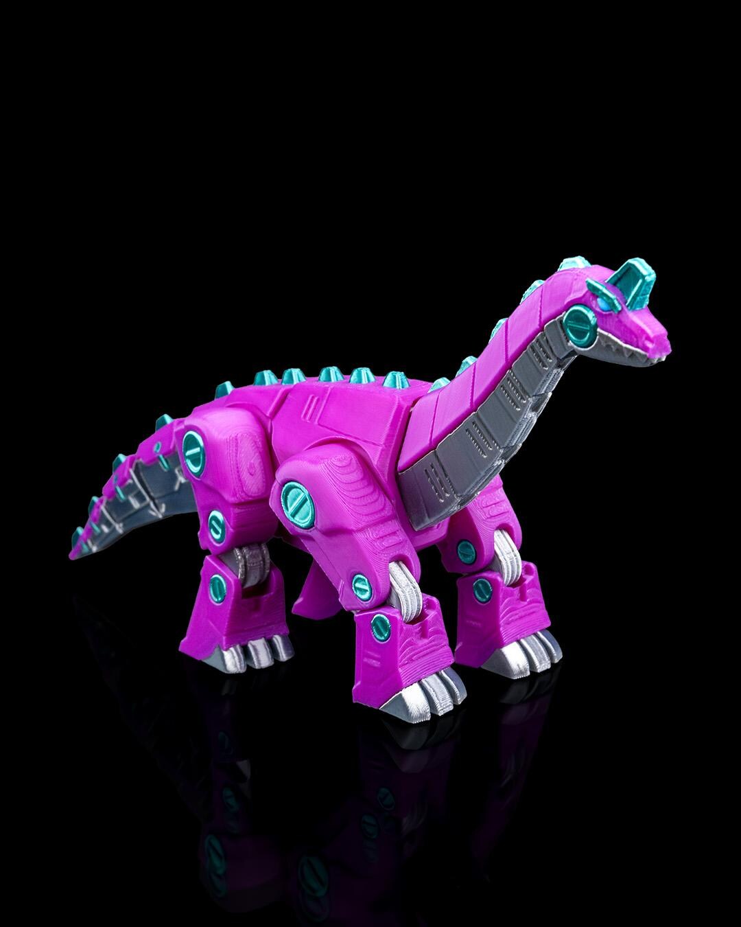 Brachiobot - 3D Printed Articulated Brachiosaurus Dinobot Toy ...