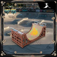 Printable Paper Craft Skate Park Halfpipe / Half-pipe Vert Ramps for ...