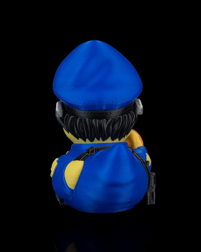Quop | 3D Printed Police Rubber Duck | Articulated Cop Duck | Fun Gift ...