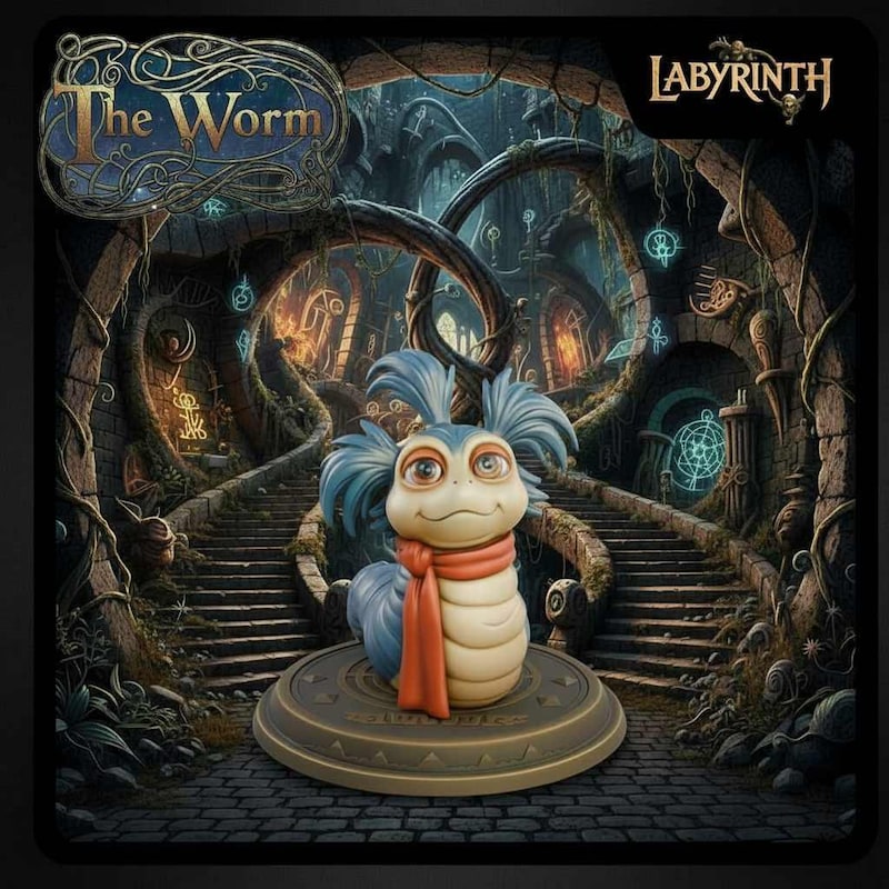 Labyrinth Worm - Etsy