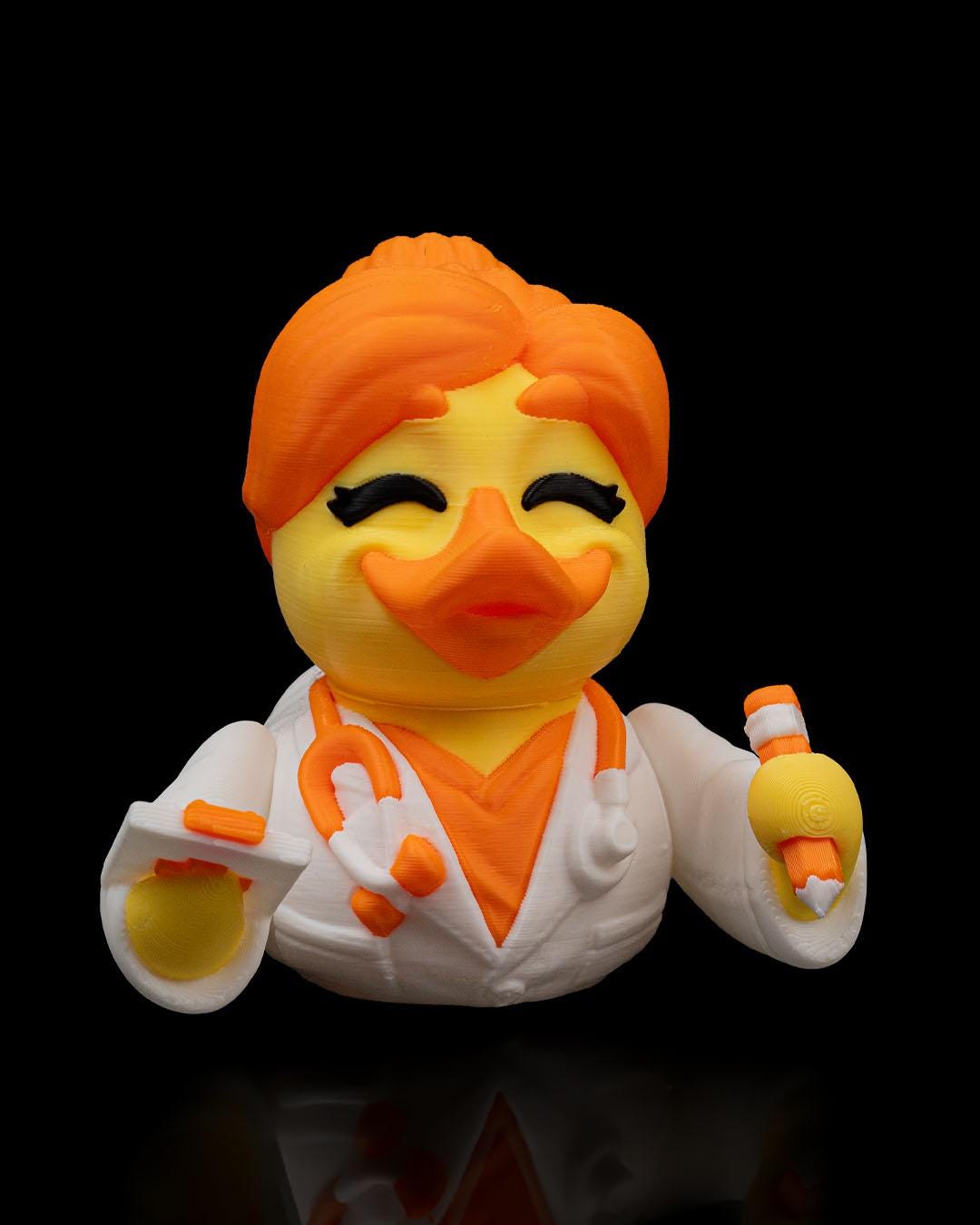 Ducktor | 3D Printed Doctor Rubber Duck | Articulated Medical Duck ...