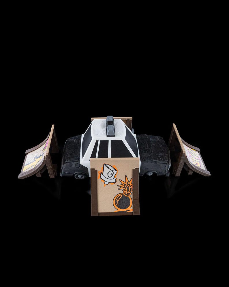 Police Car – 3D Printed Fingerboard Skate Park | Mini Fingerboard ...