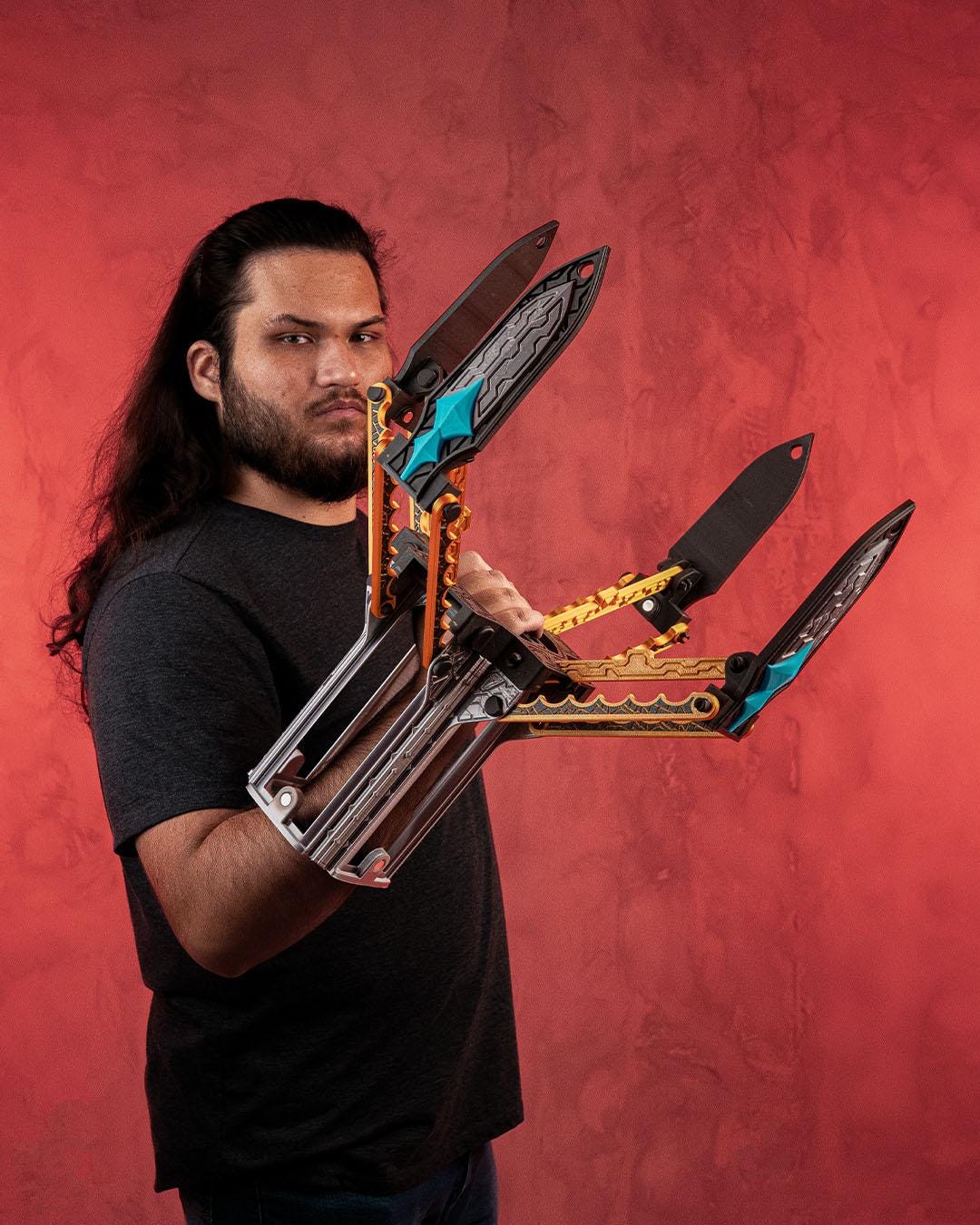 Auric Talon Gauntlet - 3D Printed Cosplay Weapon | Articulated Claw ...